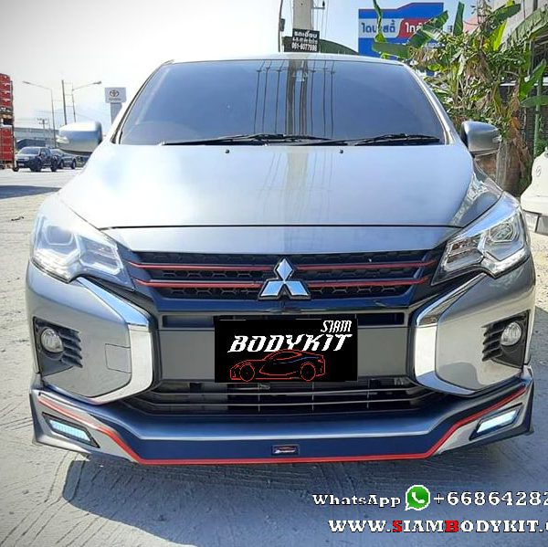 S-Sport Bodykit for Mitsubishi Attrage 2020 (COLOR) - SIAM BODYKIT