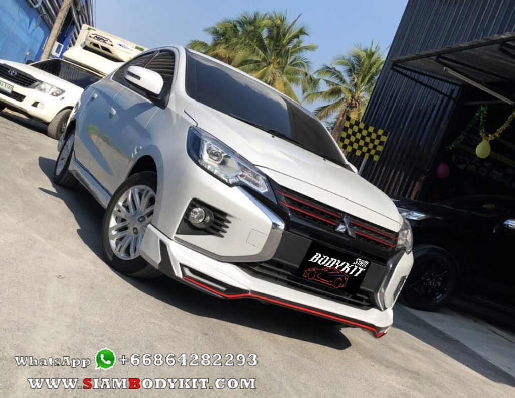 Sport-X Bodykit for Mitsubishi Attrage 2020 (COLOR) - SIAM BODYKIT