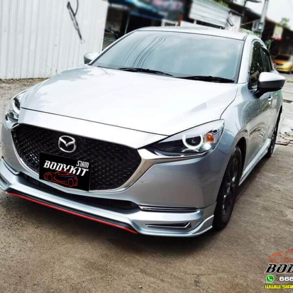 XT-Sport V2 Bodykit for Mazda 2 Sedan 2015-2019 FULL SET (COLOR) - SIAM ...