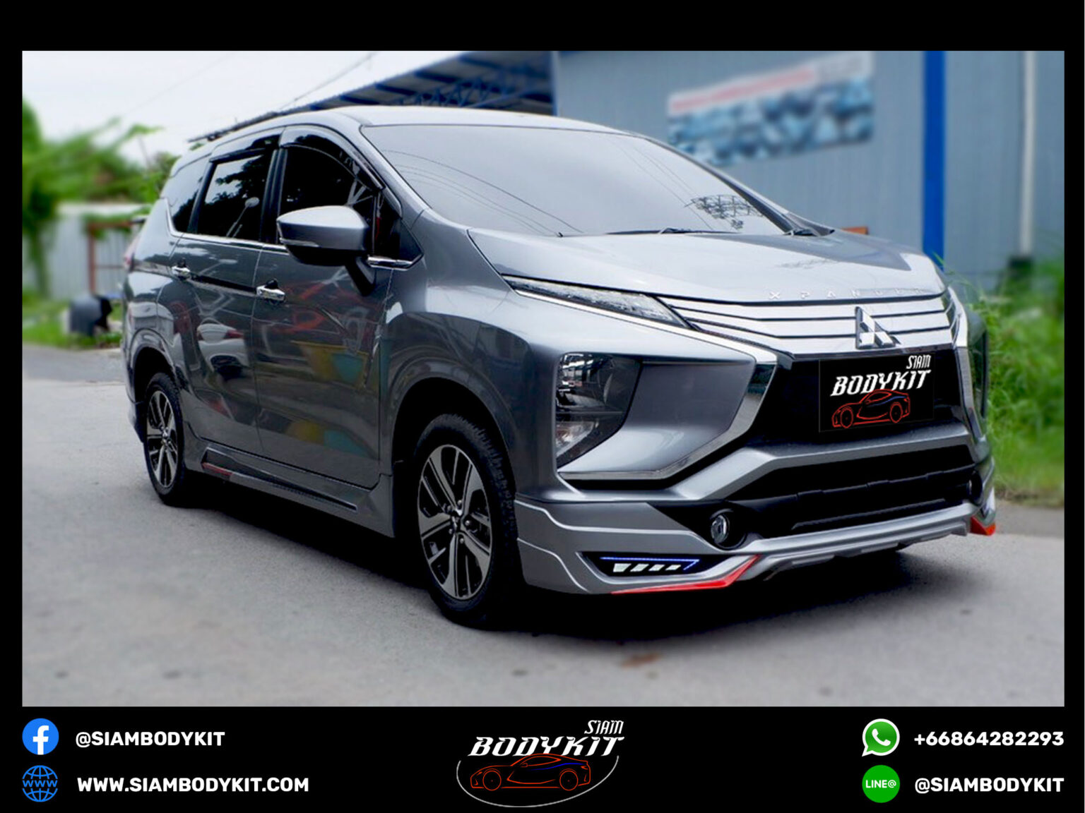 Sport V2 Body kit for Mitsubishi Xpander (COLOR) - SIAM BODYKIT