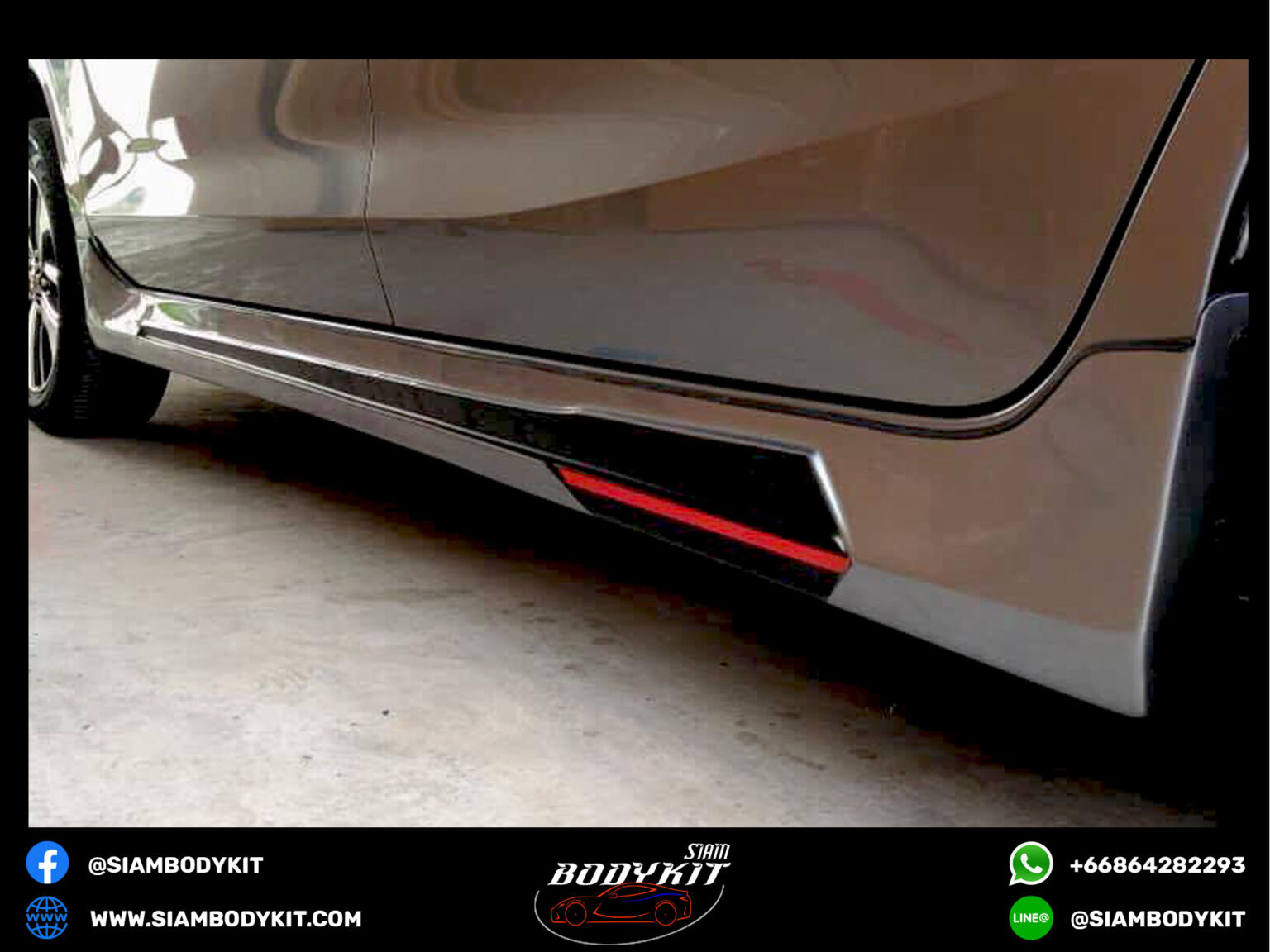 Sport V2 Body kit for Mitsubishi Xpander (COLOR) - SIAM BODYKIT