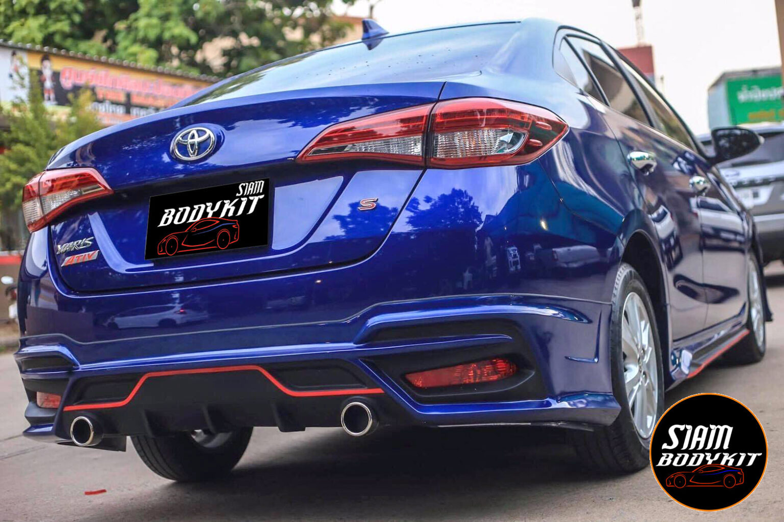 R3 Bodykit for Toyota Yaris Ativ (COLOR) - SIAM BODYKIT
