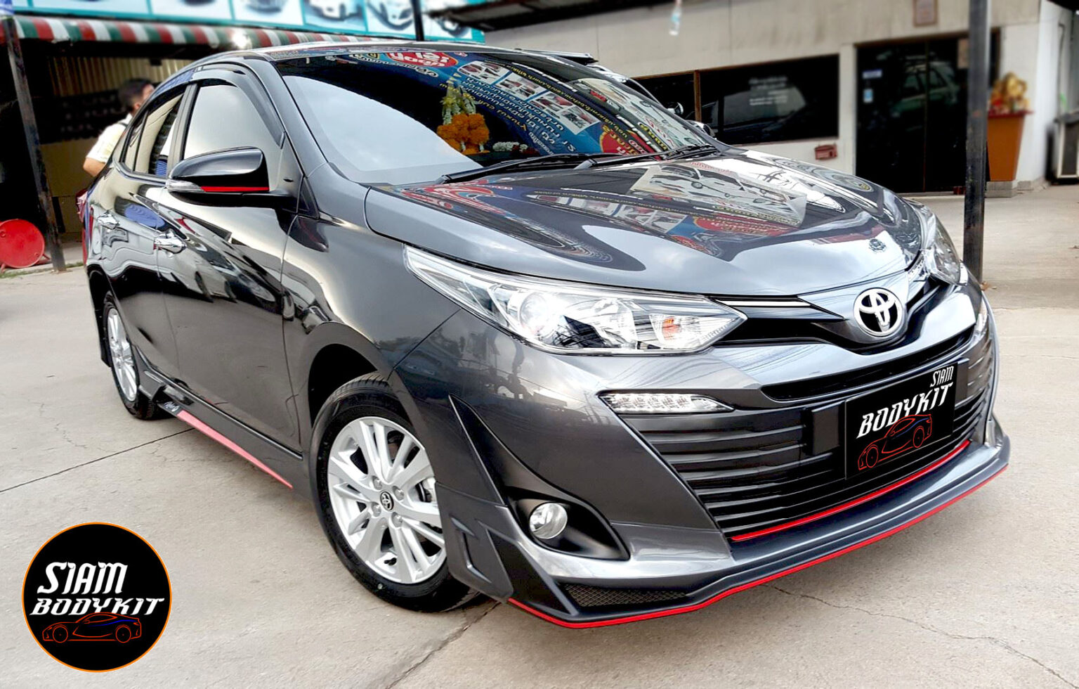 RDM V3 Bodykit for Toyota Yaris Ativ (COLOR) - SIAM BODYKIT