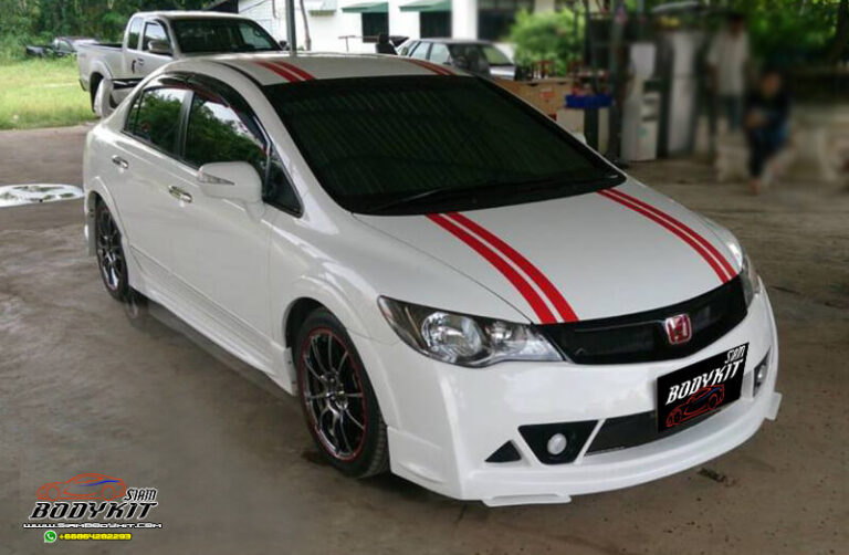Mugen RR FULL SET Bodykit for Honda Civic FD (RAW WORK) - SIAM BODYKIT