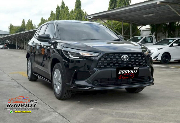 Set 4 PCS Bodykit for Toyota Corolla Cross (GLOSSY BLACK WITH GRAPHITE ...
