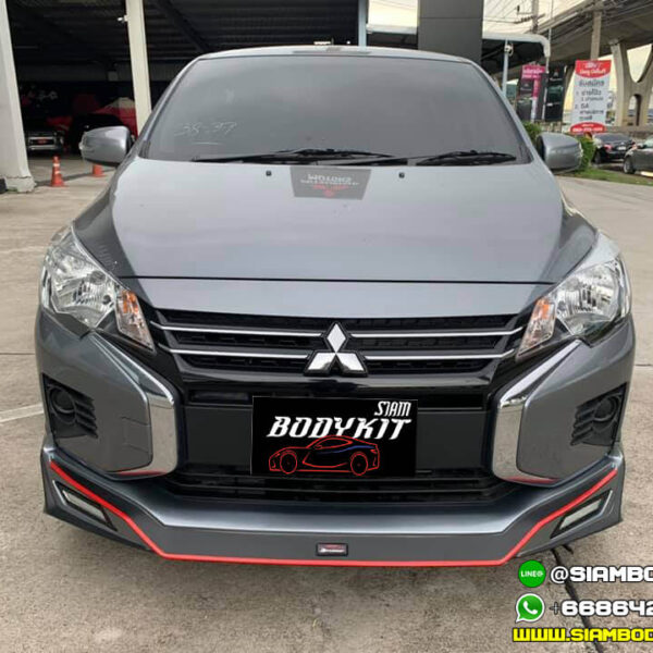 S-Sport V2 Bodykit for Mitsubishi Mirage 2020-2022 (COLOR) - SIAM BODYKIT