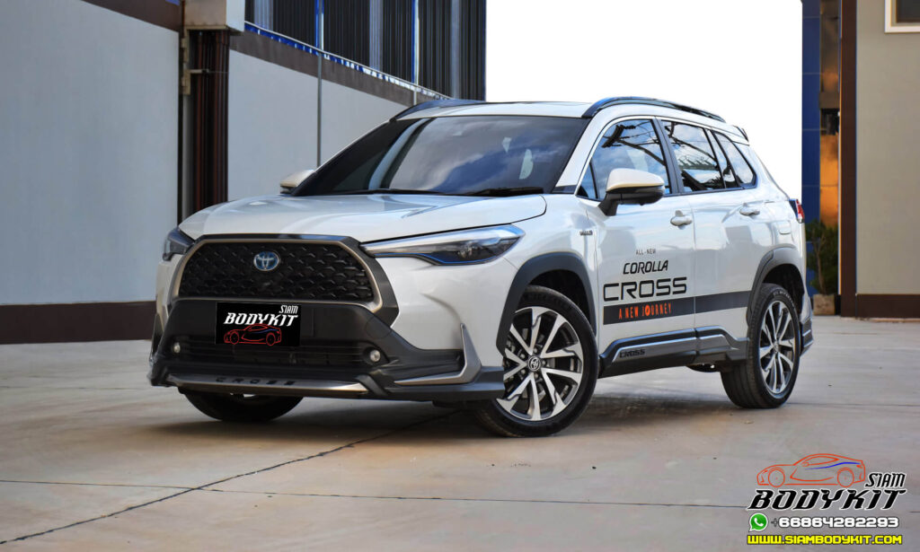 IDEO Sport FULL SET Bodykit for Toyota Corolla CROSS (BLACK & SILVER ...