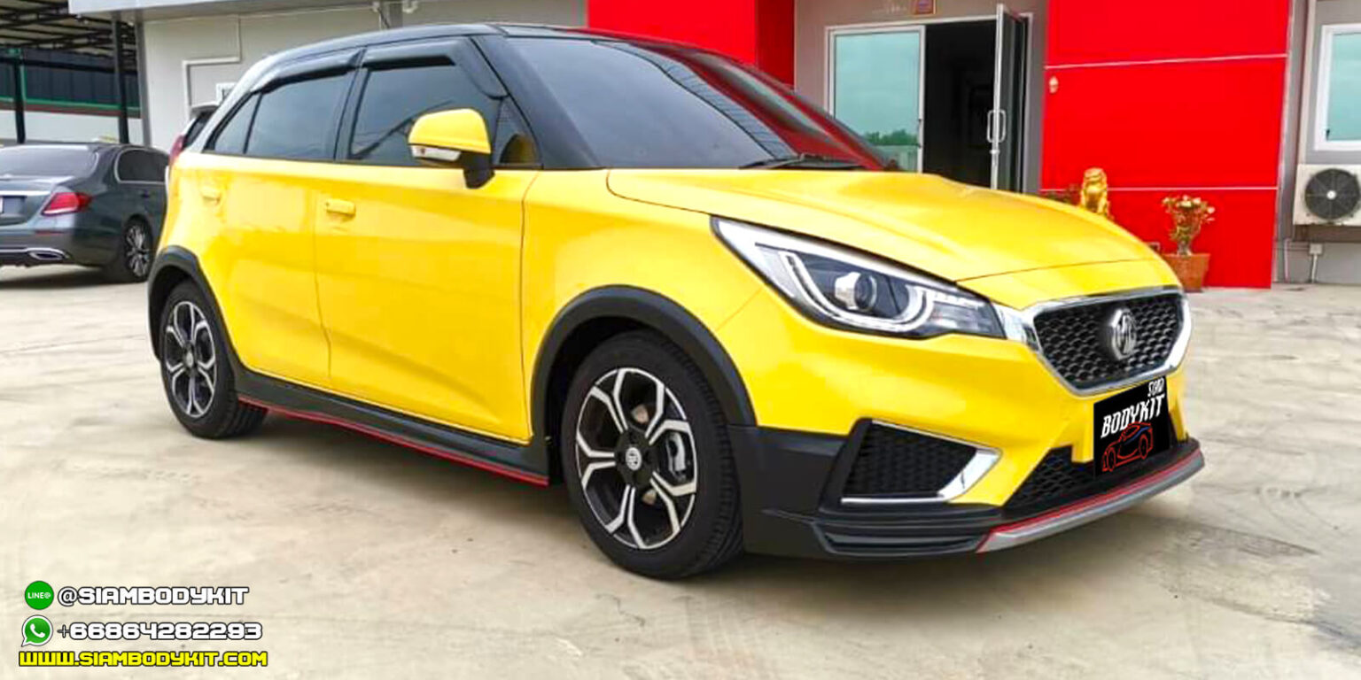 RDM FULL SET Bodykit for MG3 2018-2020 (MATTE BLACK COLOR) - SIAM BODYKIT