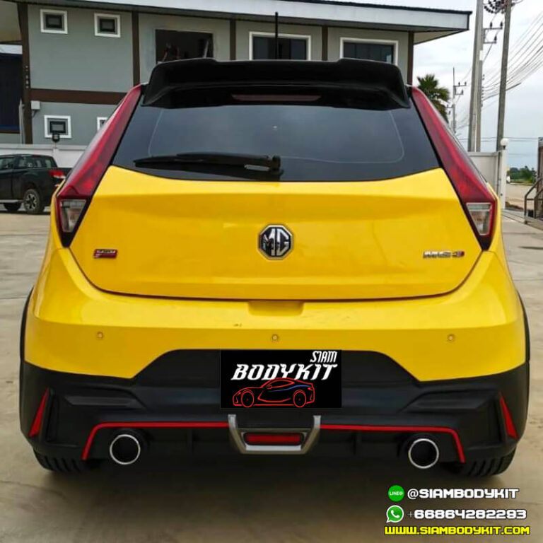 RDM FULL SET Bodykit for MG3 2018-2020 (MATTE BLACK COLOR) - SIAM BODYKIT