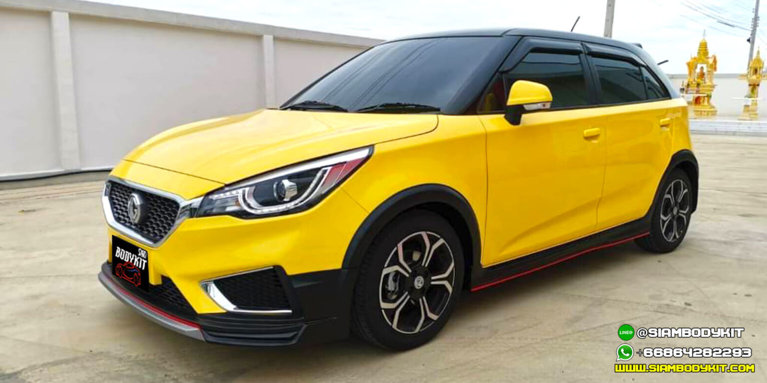 RDM FULL SET Bodykit for MG3 2018-2020 (MATTE BLACK COLOR) - SIAM BODYKIT