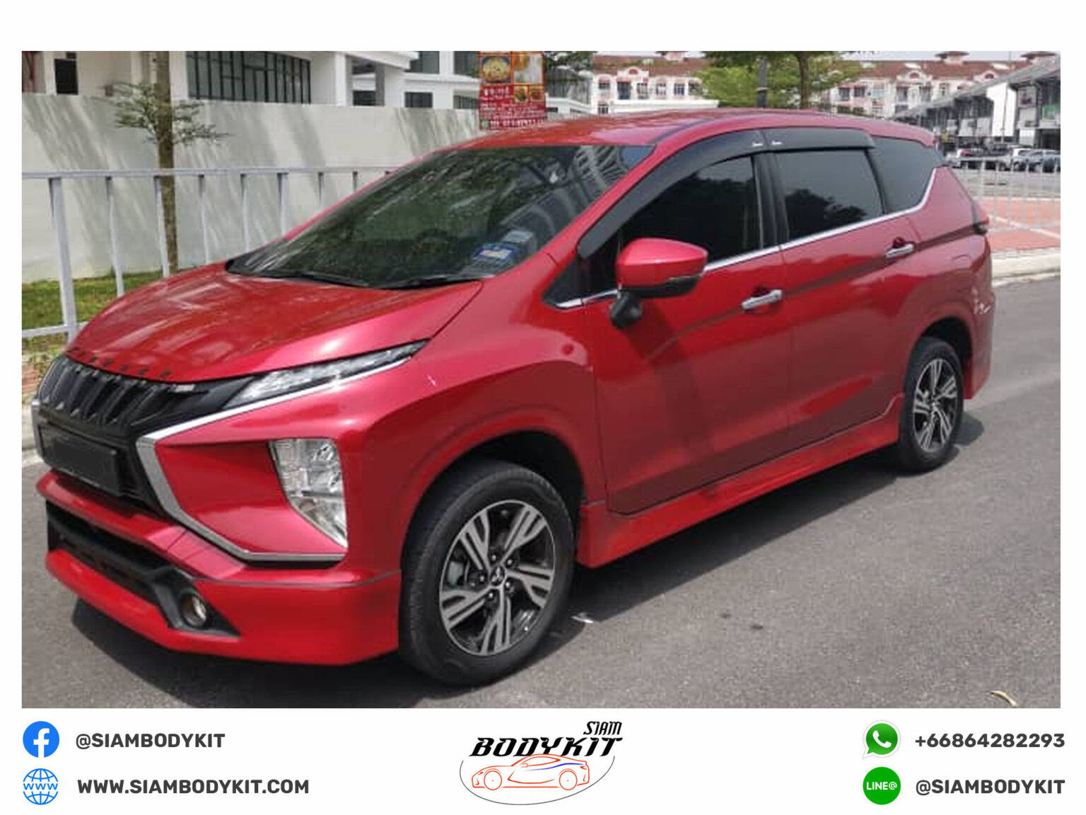 SR Bodykit for Mitsubishi Xpander 2017-2021 (COLOR) - SIAM BODYKIT