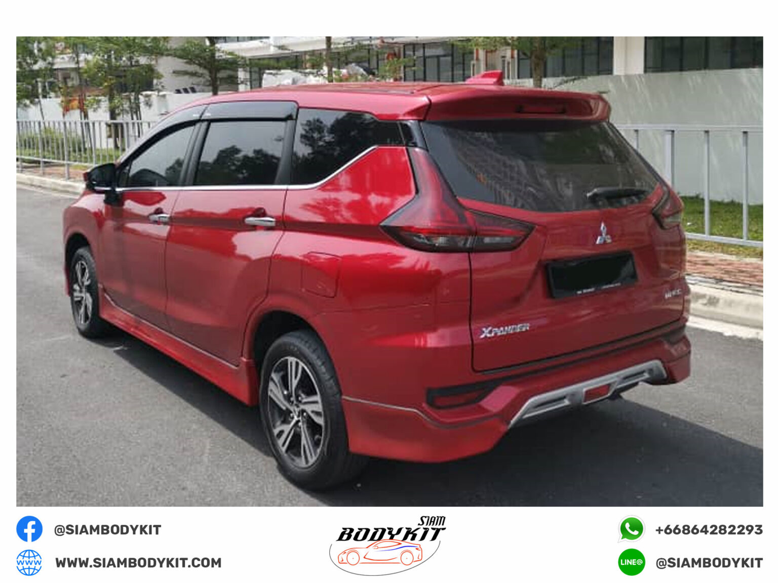 SR Bodykit for Mitsubishi Xpander 2017-2021 (COLOR) - SIAM BODYKIT