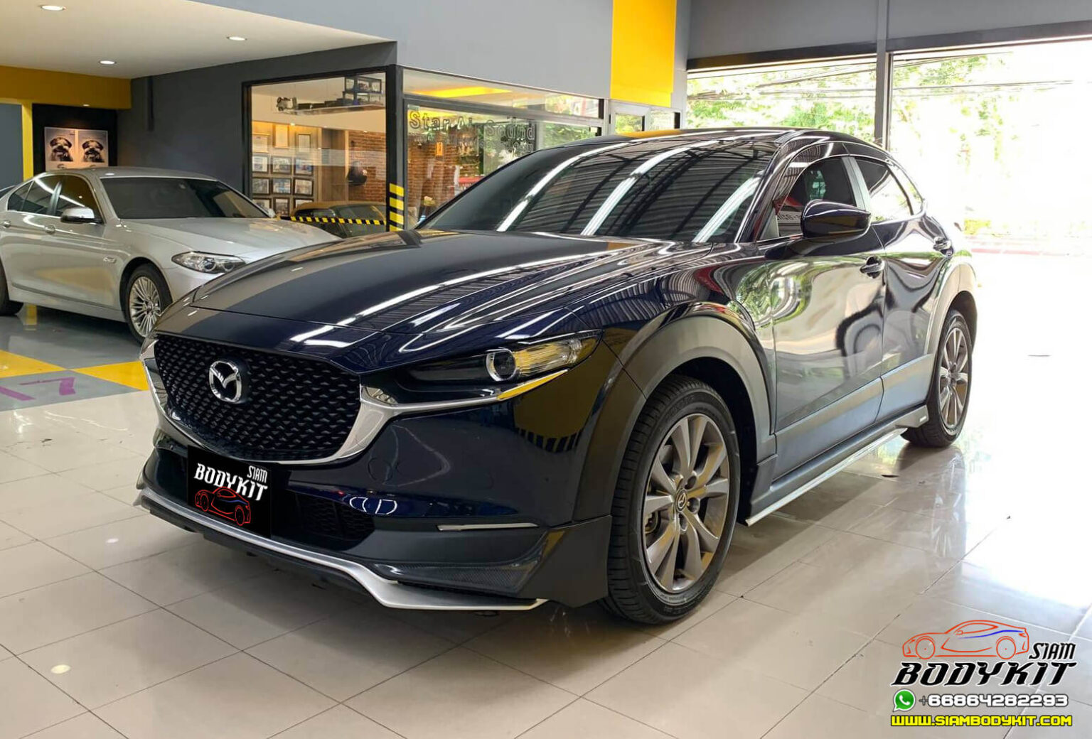 VIP Body kit for Mazda CX-30 (Black & Silver Bronze Color)