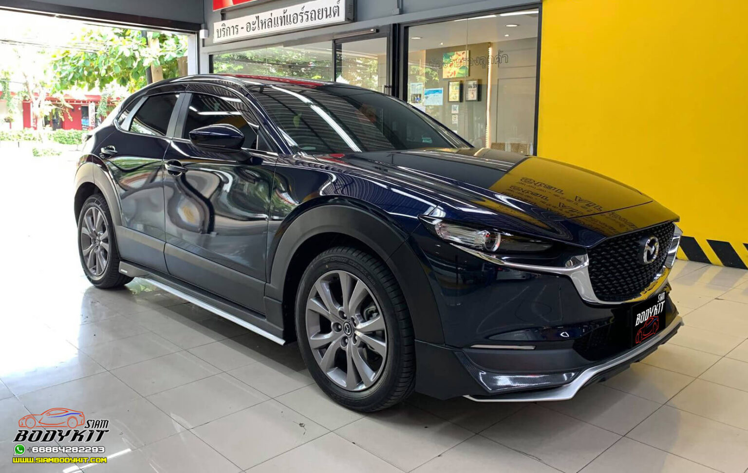 VIP Body kit for Mazda CX-30 (Black & Silver Bronze Color)