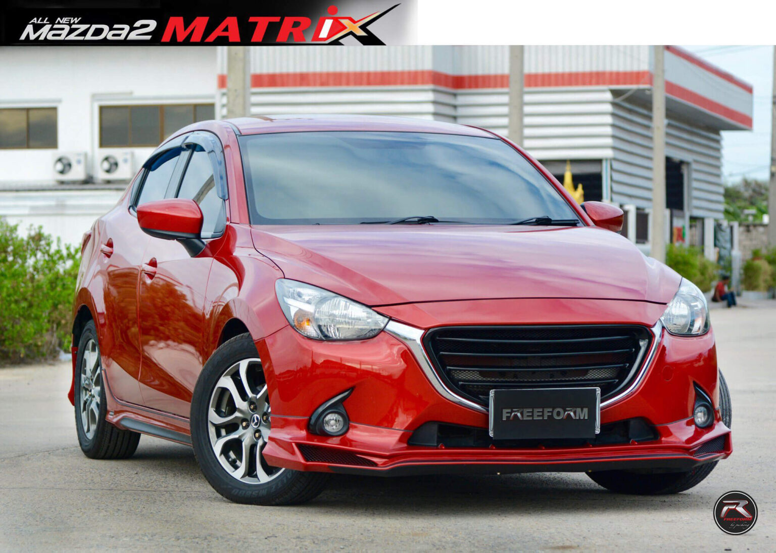 Matrix (Set 5 pcs) Bodykit for Mazda 2 Hatchback Skyactiv (COLOR)