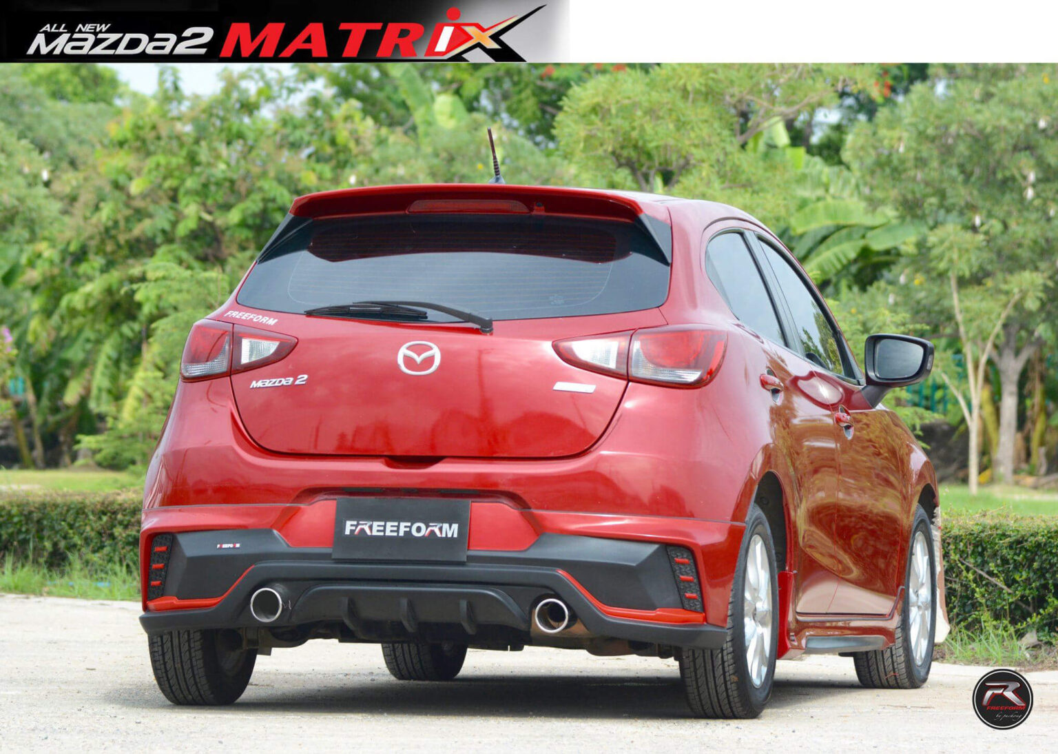 Matrix (Set 5 pcs) Bodykit for Mazda 2 Hatchback Skyactiv (COLOR)