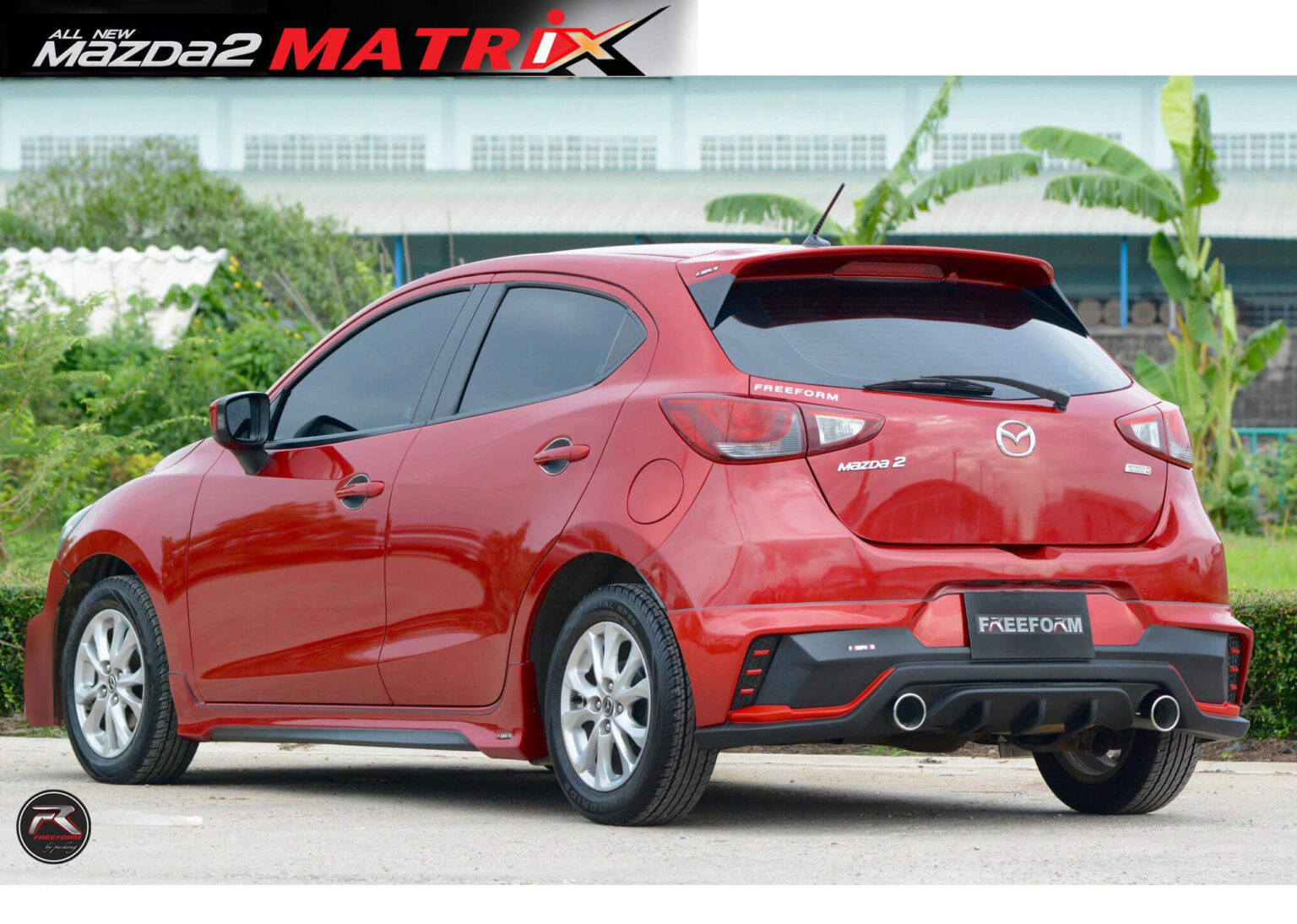 Matrix (Set 5 pcs) Bodykit for Mazda 2 Hatchback Skyactiv (COLOR)