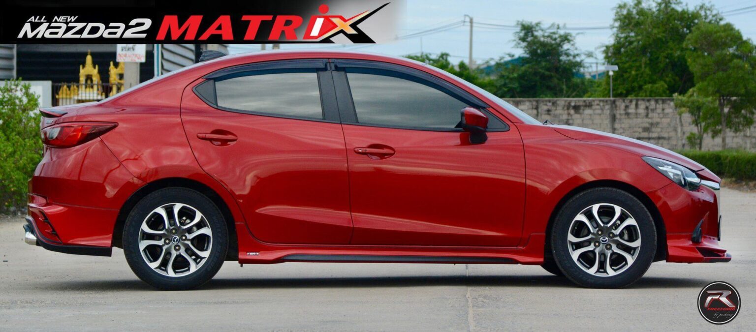 Matrix (Set 4 pcs) Bodykit for Mazda 2 Sedan Skyactiv (COLOR)