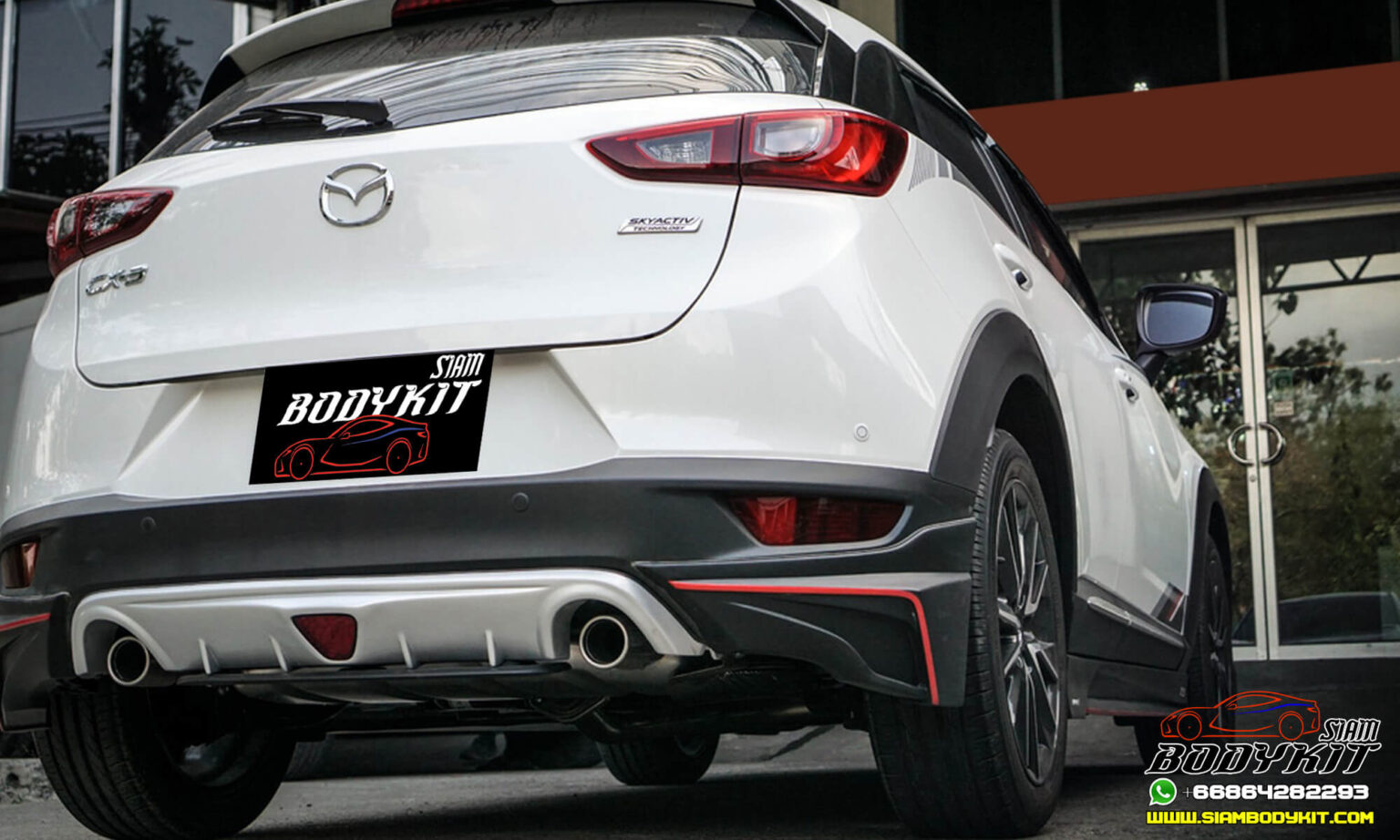 V3 Bodykit for Mazda CX-3 (BLACK & SILVER) - SIAM BODYKIT