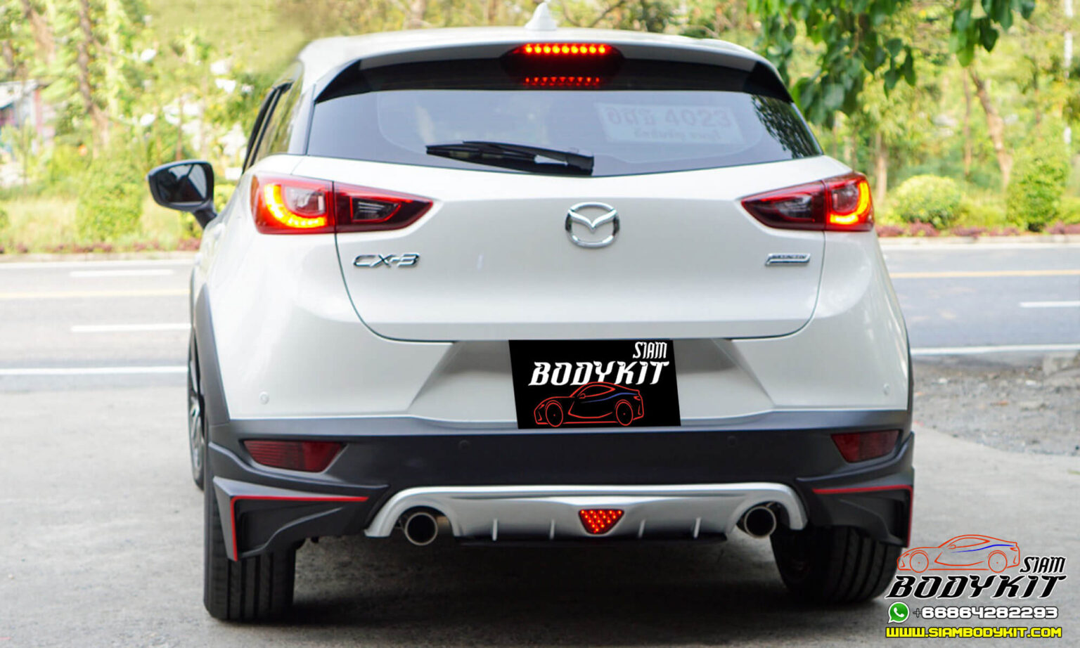 V3 Bodykit for Mazda CX-3 (BLACK & SILVER) - SIAM BODYKIT
