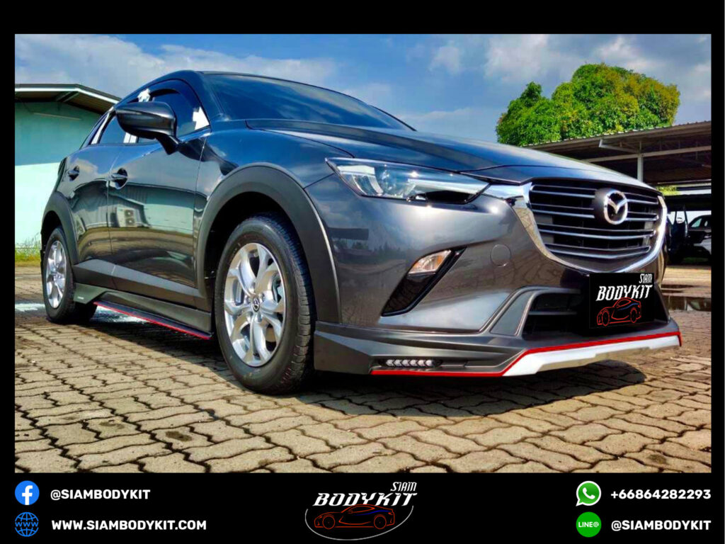 V3 Bodykit for Mazda CX-3 (BLACK & SILVER) - SIAM BODYKIT