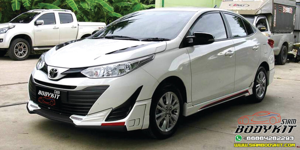 Max Speed Bodykit for Toyota Yaris Ativ 2018-2019 (COLOR) - SIAM BODYKIT