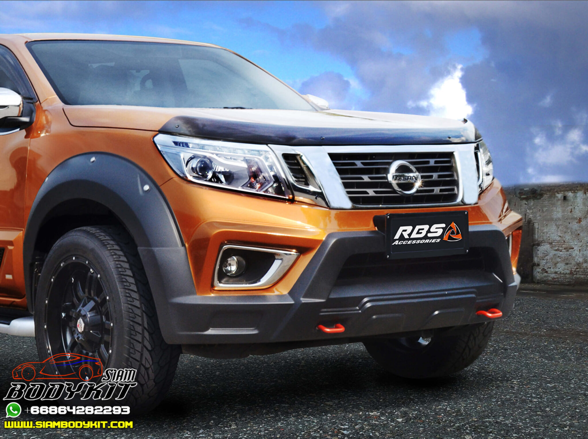 RBS (Set 11 pcs) Bodykit for Nissan Navara NP300 (COLOR)