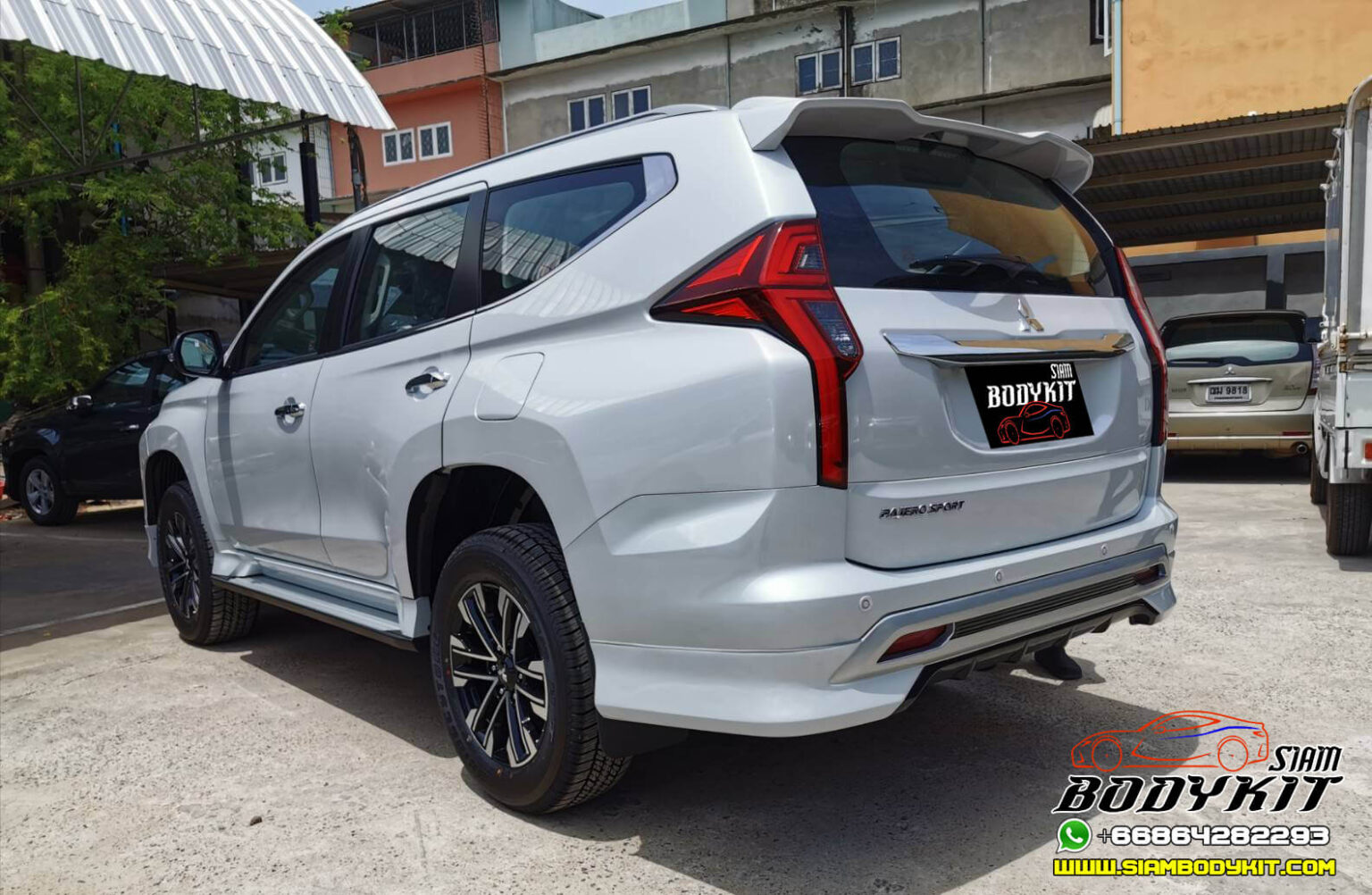 SR Bodykit for Mitsubishi Pajero 2019-2020 (COLOR) - SIAM BODYKIT
