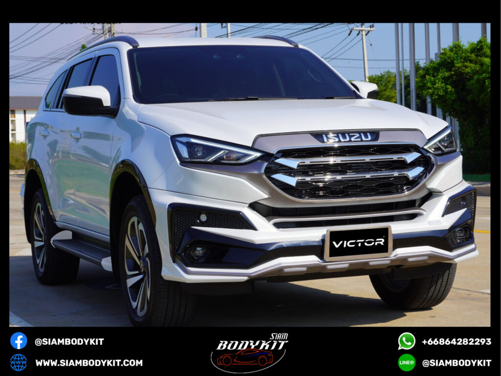 Victor (Set 12 pcs) Bodykit for ISUZU MU-X 2020-2021 (COLOR)