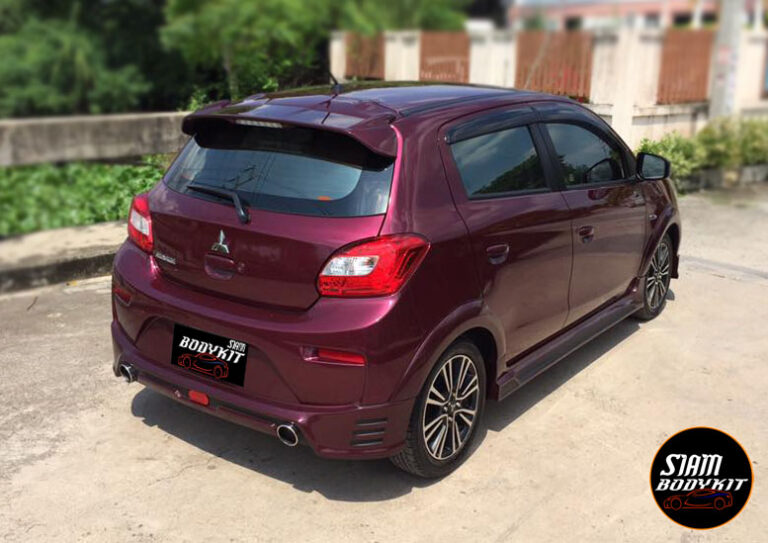 S1 (Set 8 pcs) Bodykit for Mitsubishi Mirage 2016-2019 (COLOR)