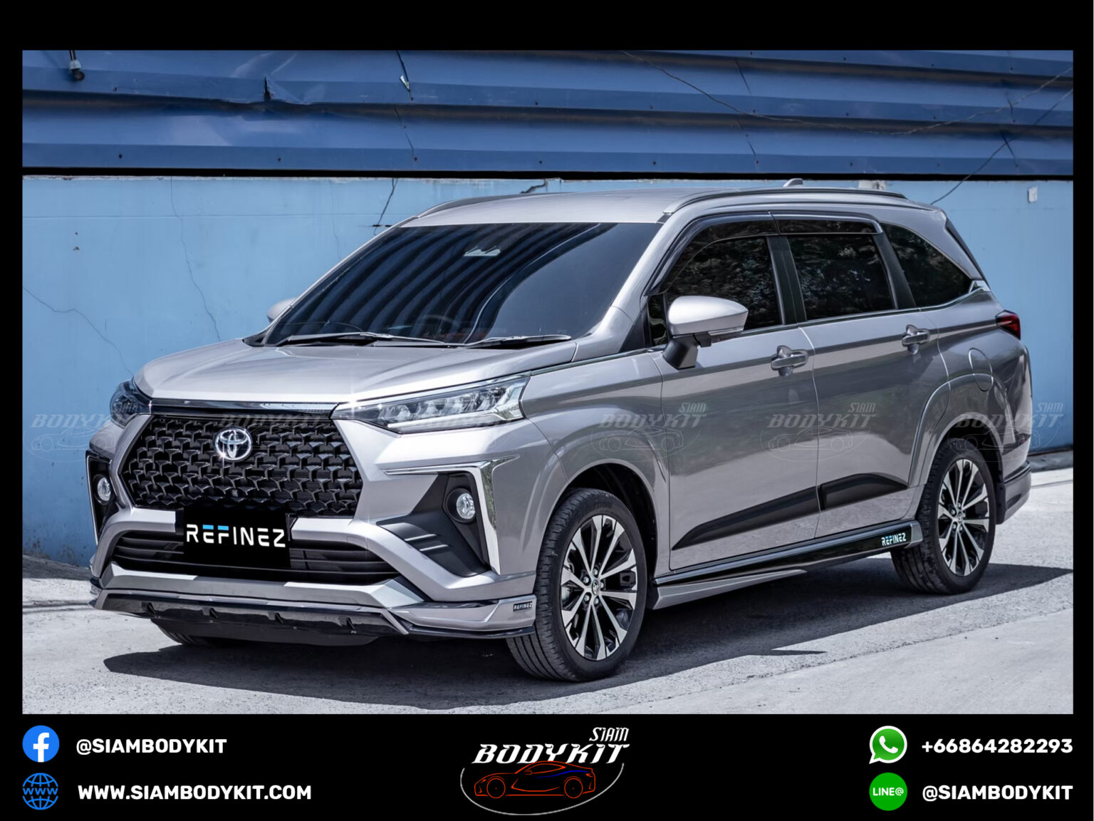 REFINEZ Bodykit for Toyota Veloz 2022 (COLOR)