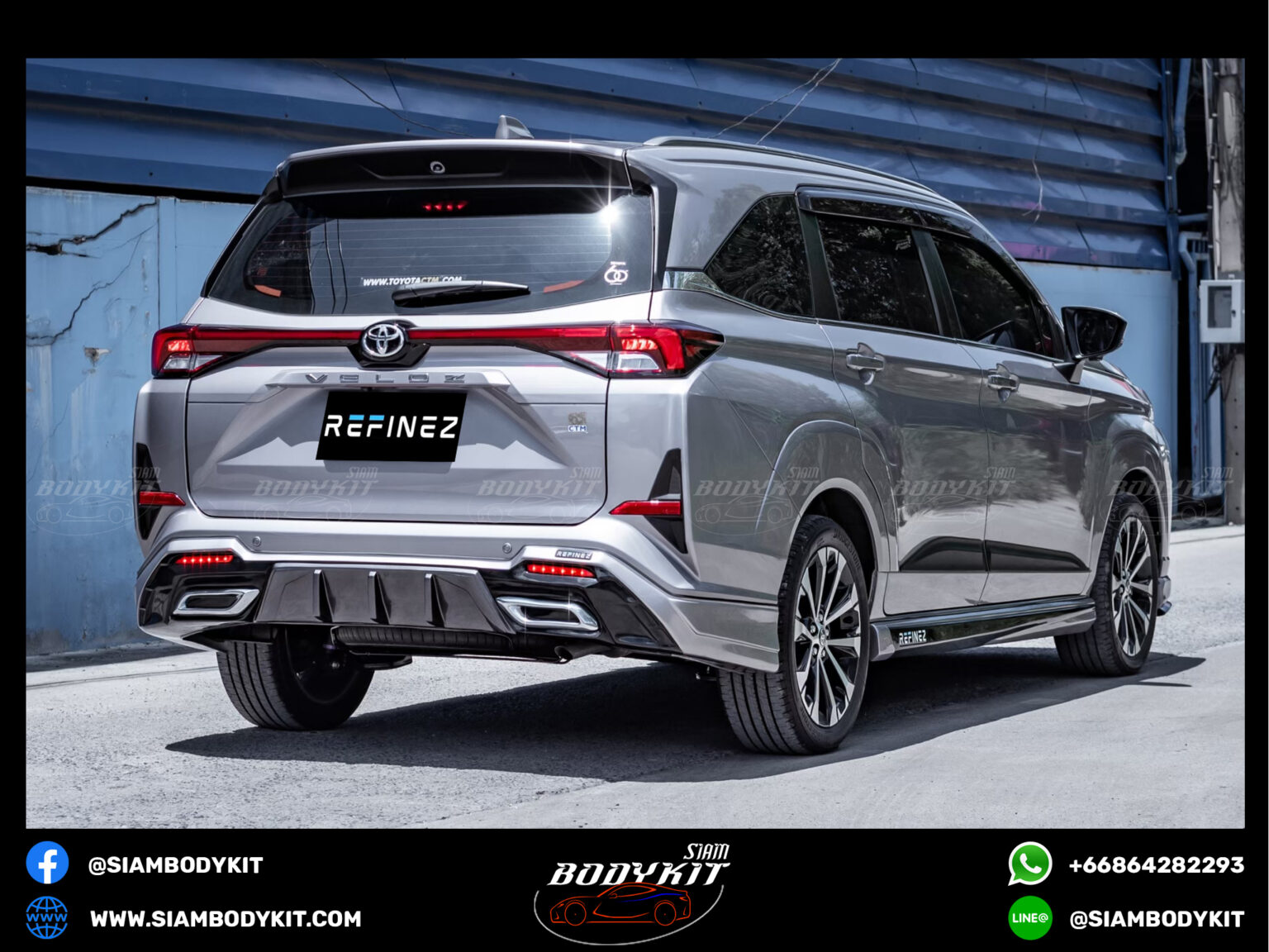 REFINEZ Bodykit for Toyota Veloz 2022 (COLOR)