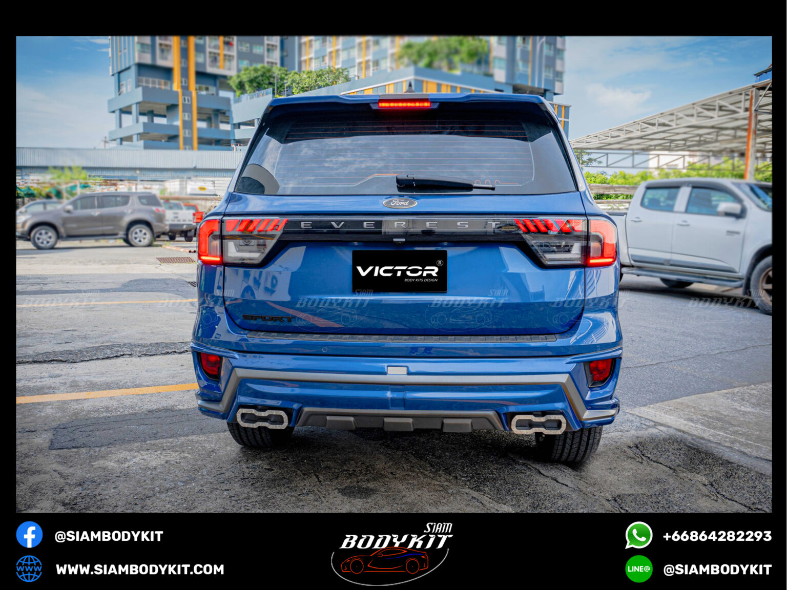 VICTOR Body kit for Ford Everest 2023 Next Gen (COLOR) - SIAM BODYKIT