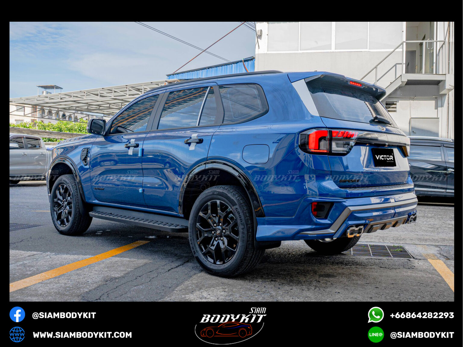 VICTOR Body kit for Ford Everest 2023 Next Gen (COLOR) - SIAM BODYKIT