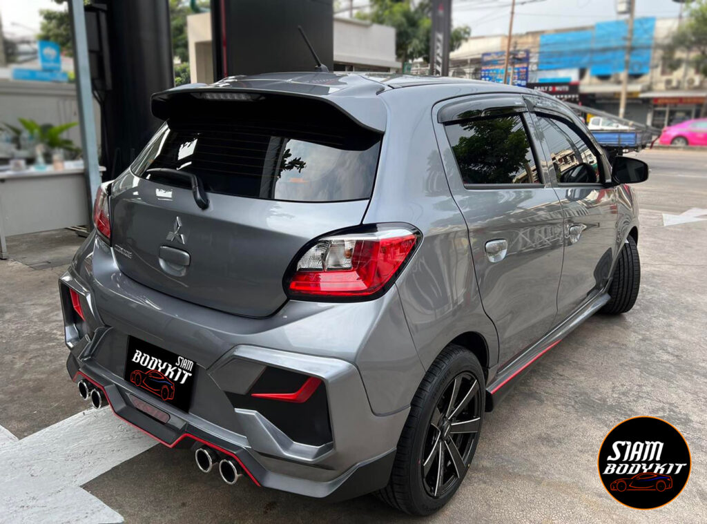 S-Sport V2 Bodykit for Mitsubishi Mirage 2020-2022 (COLOR) - SIAM BODYKIT