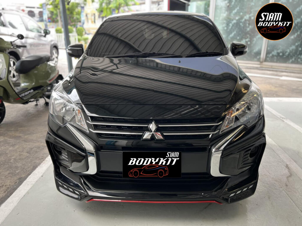 S-Sport V2 Bodykit for Mitsubishi Mirage 2020-2022 (COLOR) - SIAM BODYKIT