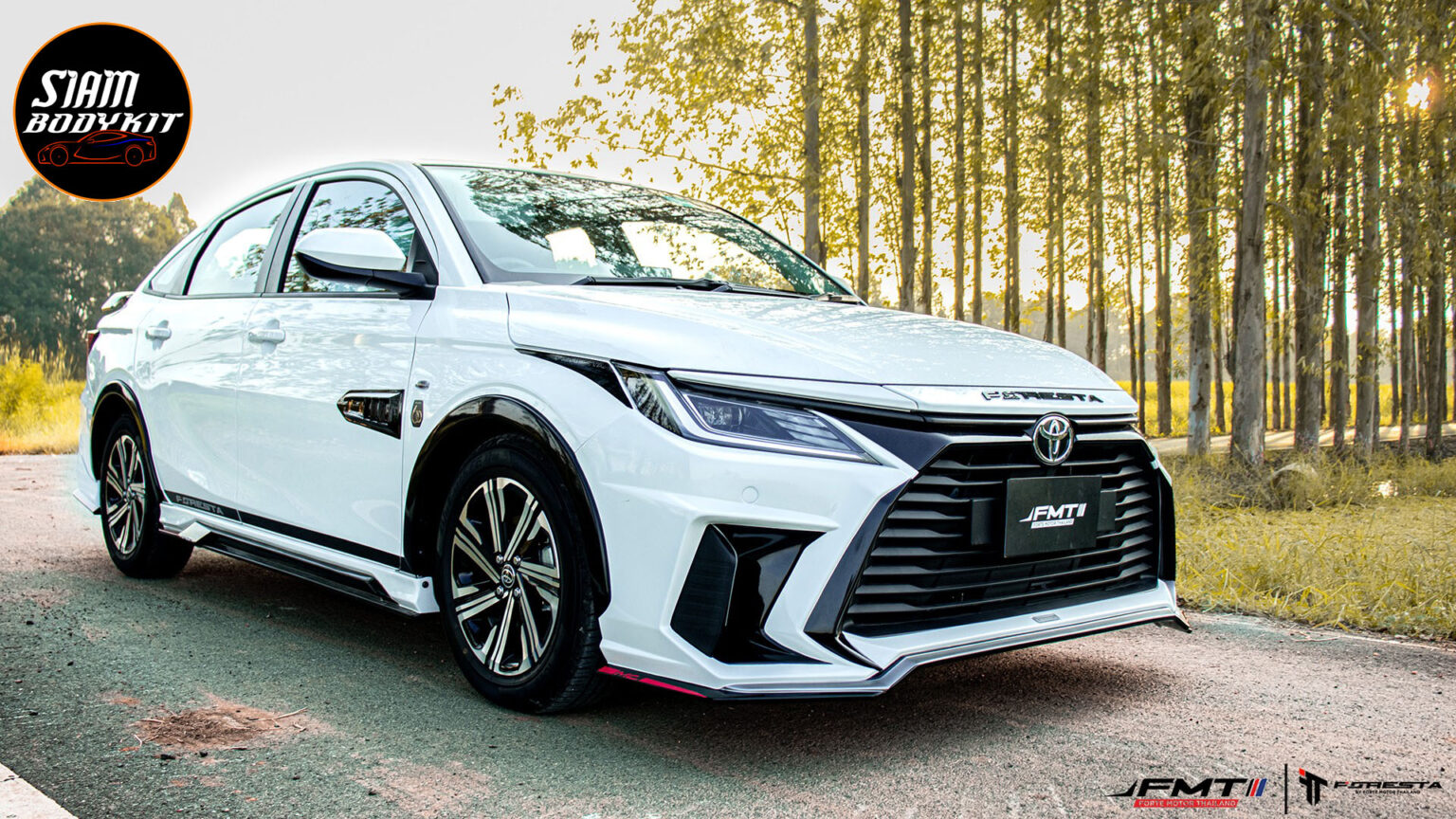 FORESTA MC Body kit for TOYOTA YARIS ATIV 2023 (COLOR)