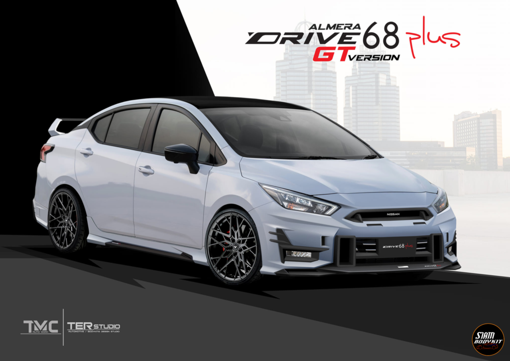 Drive68 Plus Bodykit for Nissan Almera 2023 (COLOR)