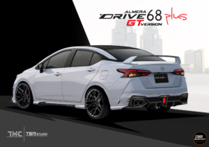 Drive68 Plus Bodykit for Nissan Almera 2023 (COLOR)