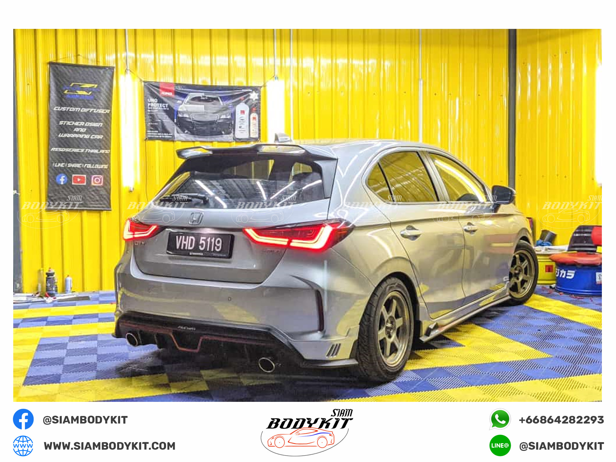 FILEWAR Bodykit for Honda City Hatchback (Malaysia, Konagarage) - SIAM ...