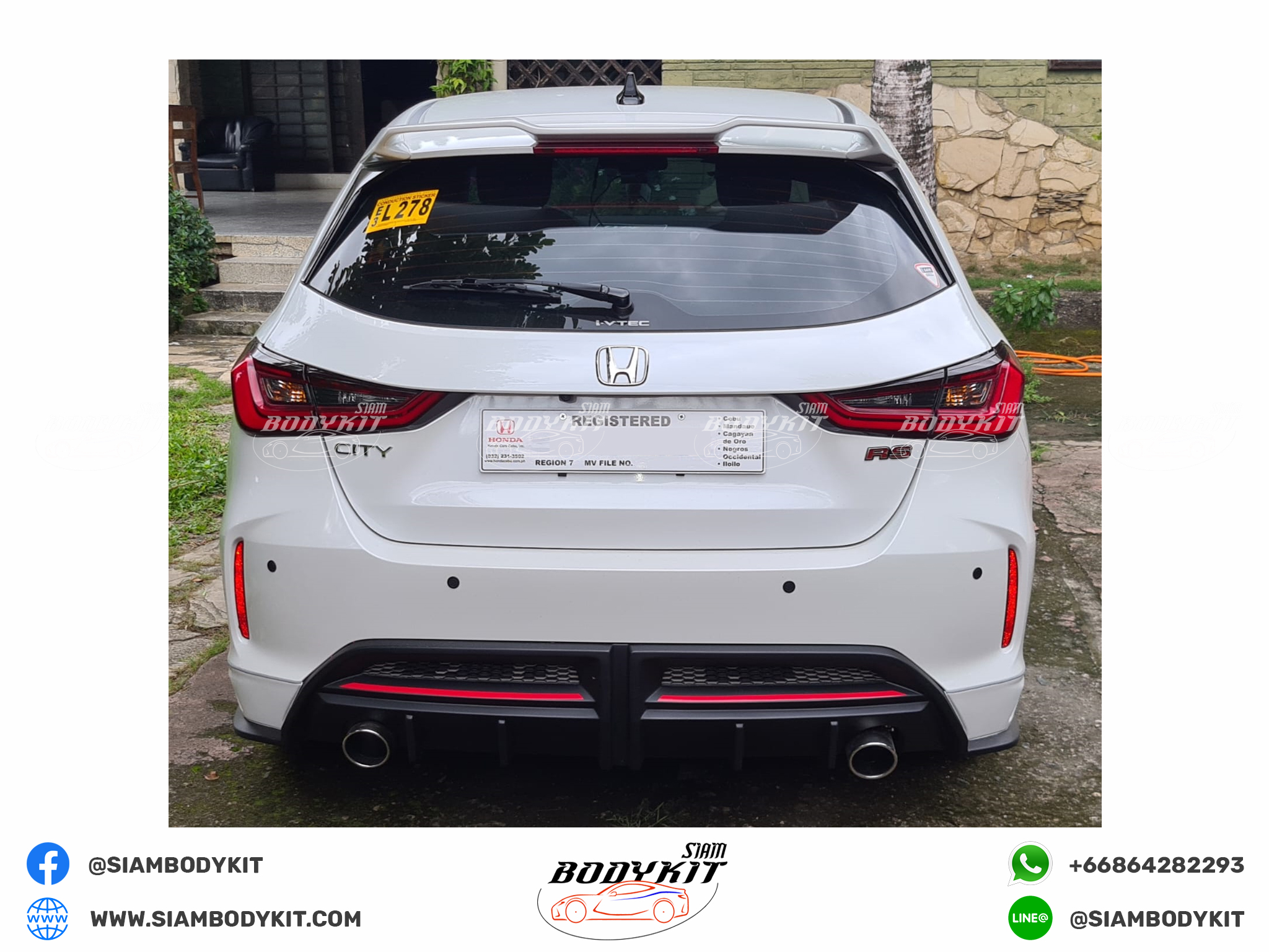 FILEWAR Bodykit for Honda City Hatchback RS (Philippines, Mr. John) - SIAM BODYKIT