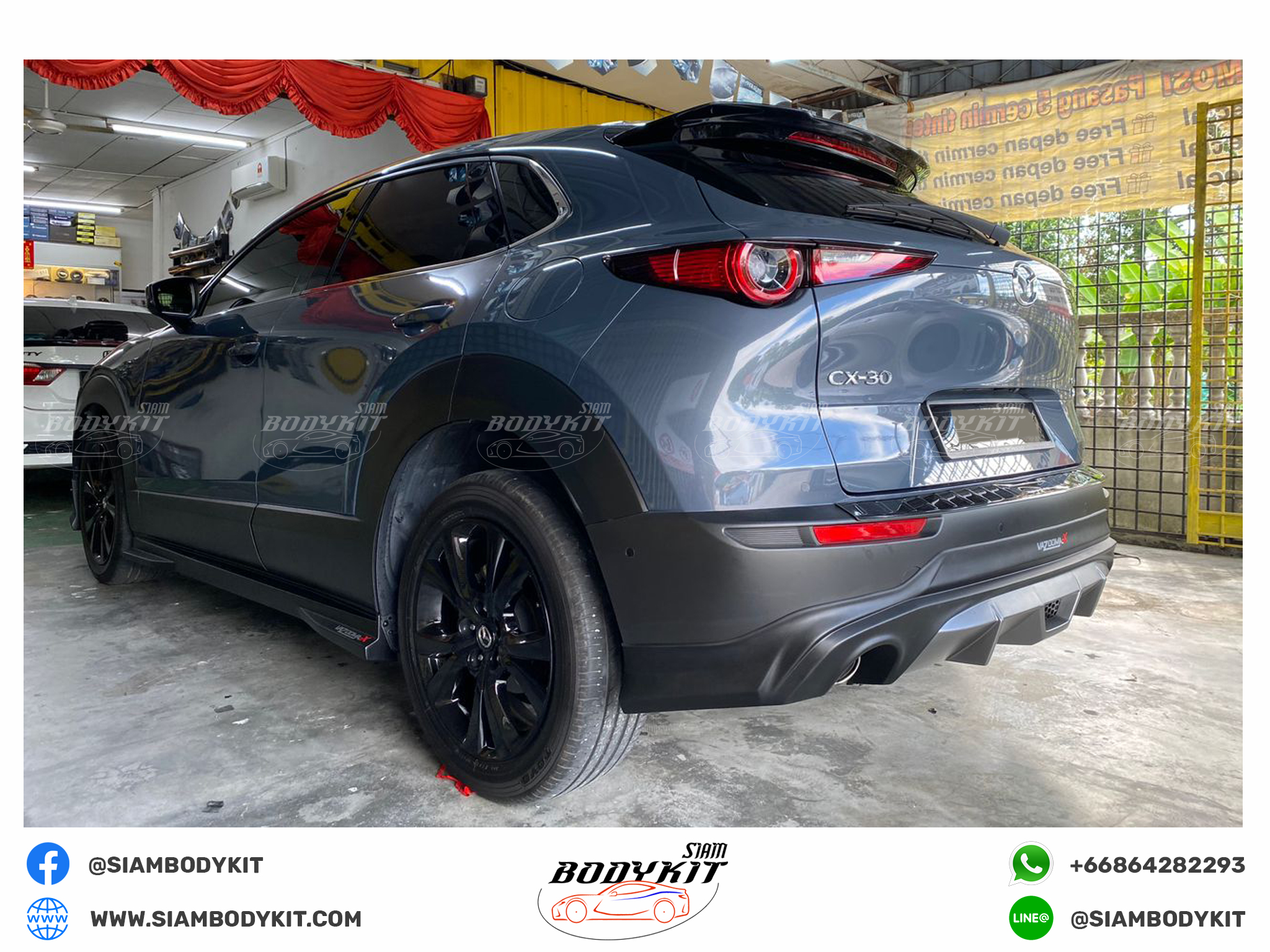 Vazooma-X Bodykit for Mazda CX-30 (Malaysia, Mr. Han) - SIAM BODYKIT