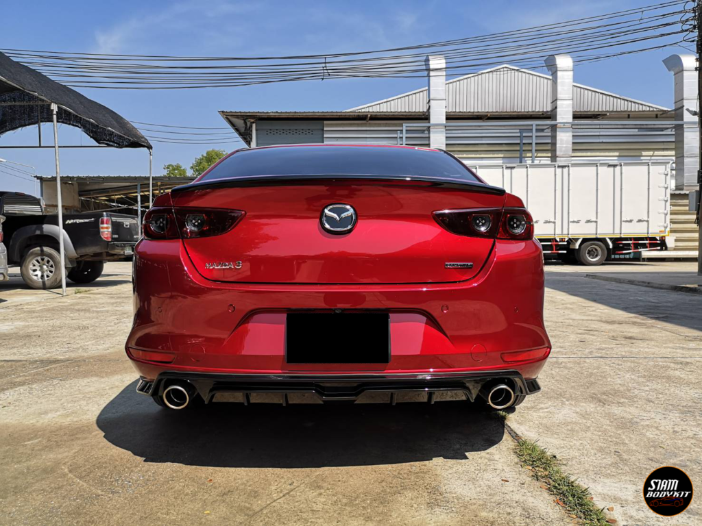 XT Body kit for Mazda 3 Sedan 2020-2023 (Glossy Black Color)