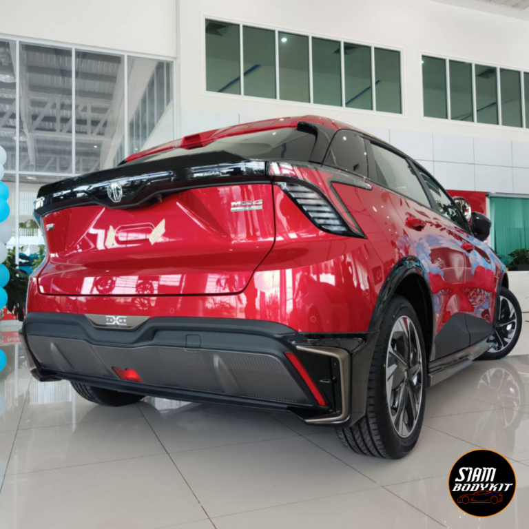 XTHEME Body kit for MG4 (GLOSSY BLACK WITH DARK GOLD LINE) - SIAM BODYKIT