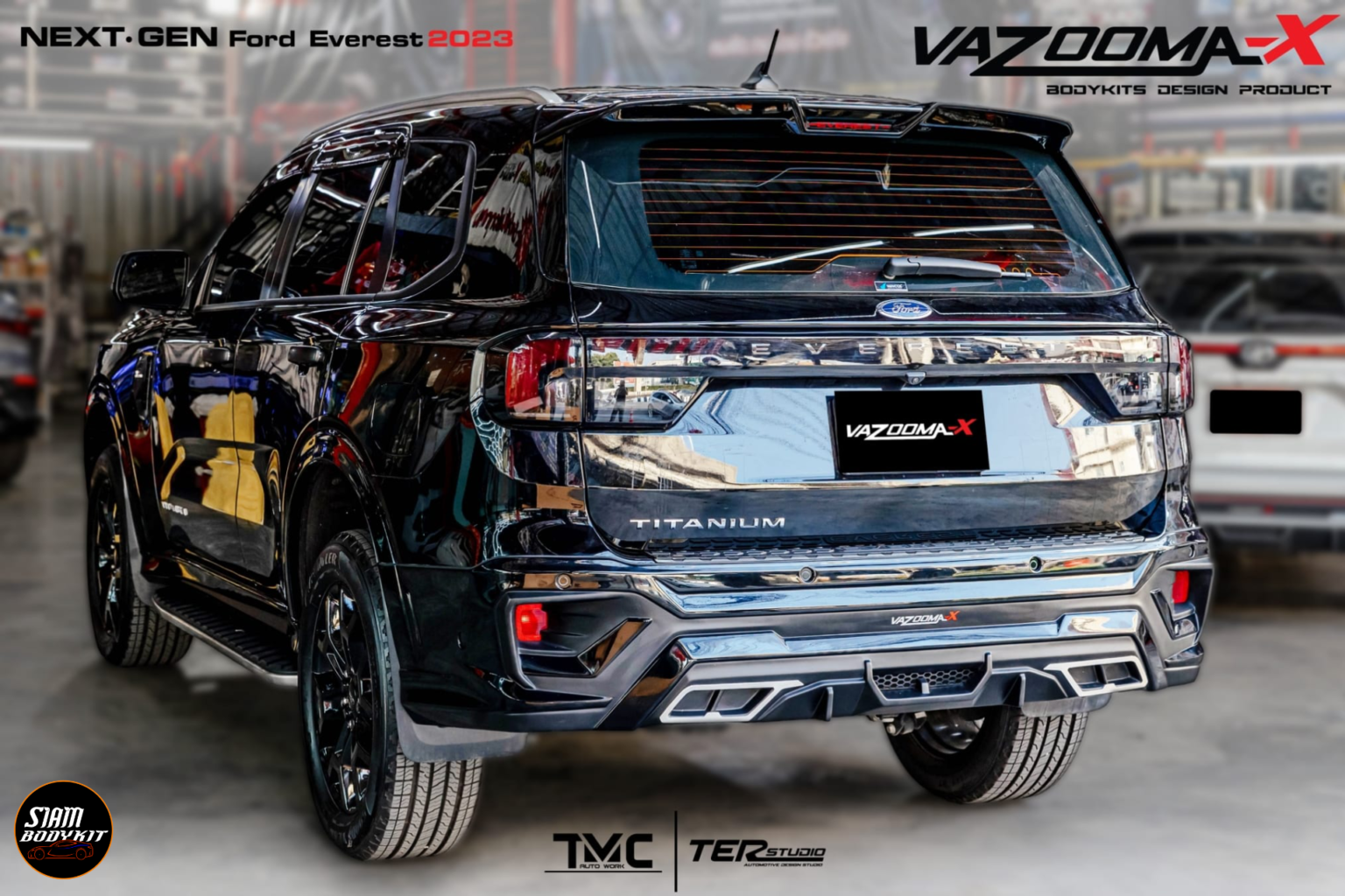 VAZOOMA-X Body kit for Ford Everest 2023-2024 Next Gen (COLOR)